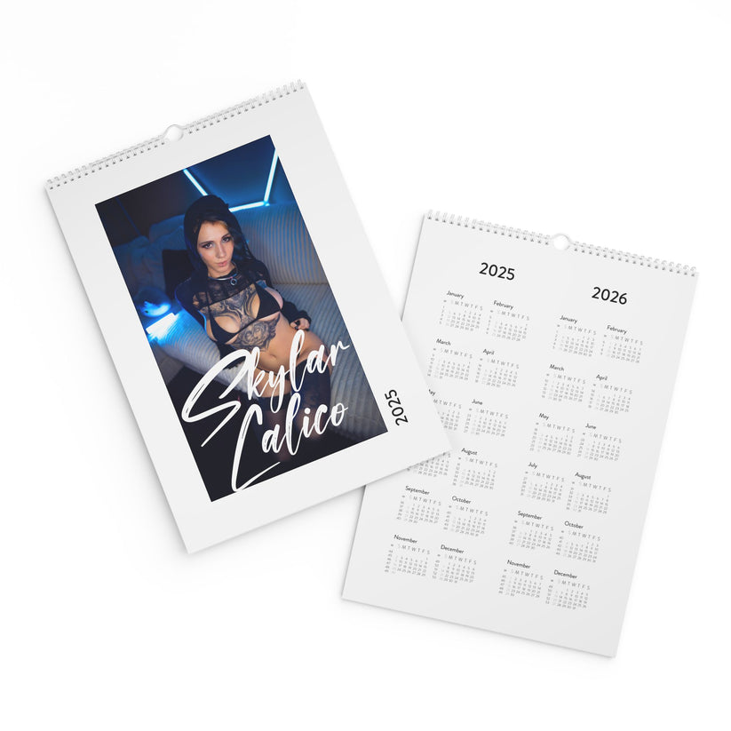 Spicy Wall Calendar (2025) – Skylar Calico