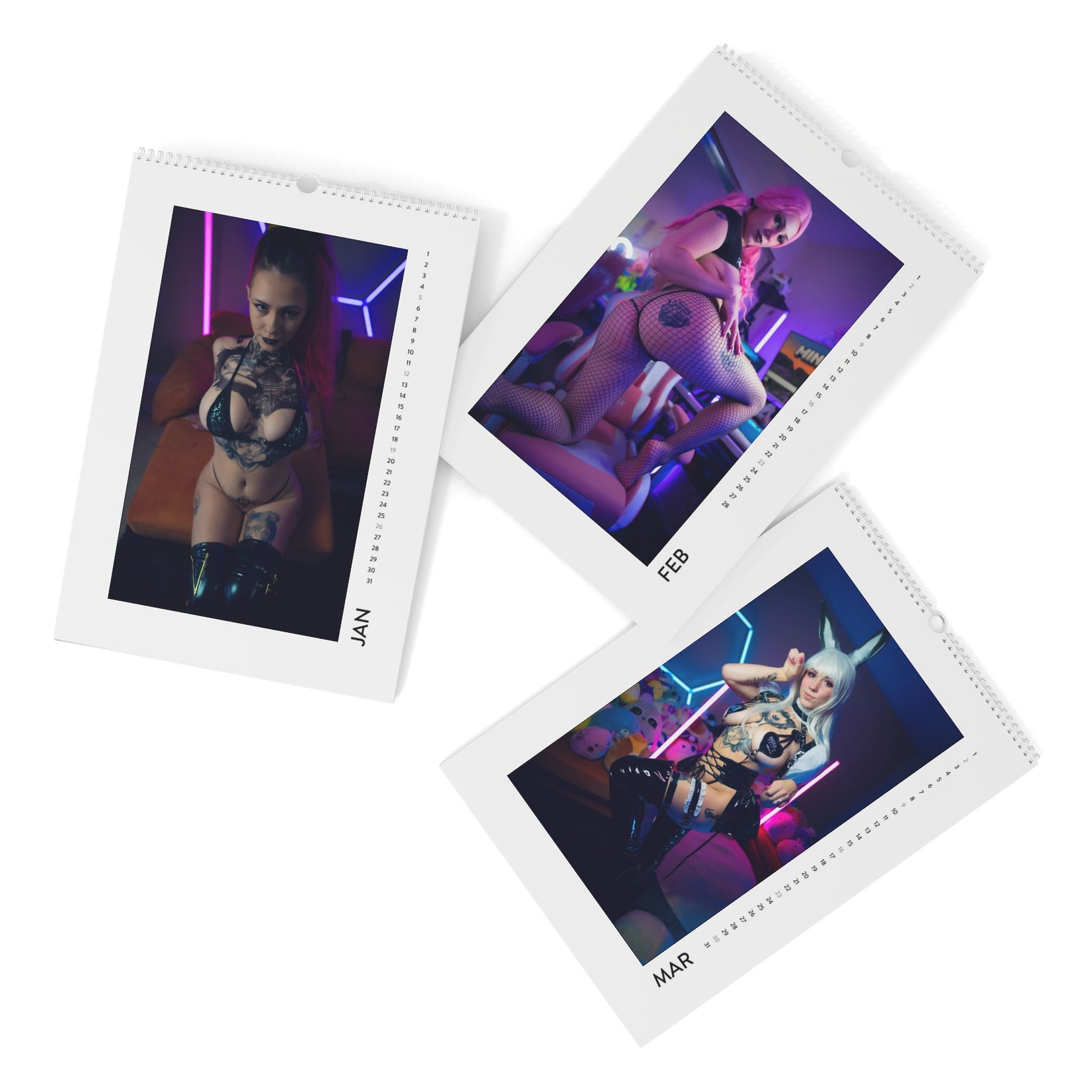 Spicy Wall Calendar (2025) – Skylar Calico